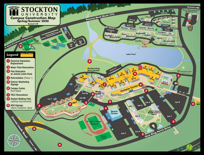 Construction Updates - Facilities & Operations | Stockton University